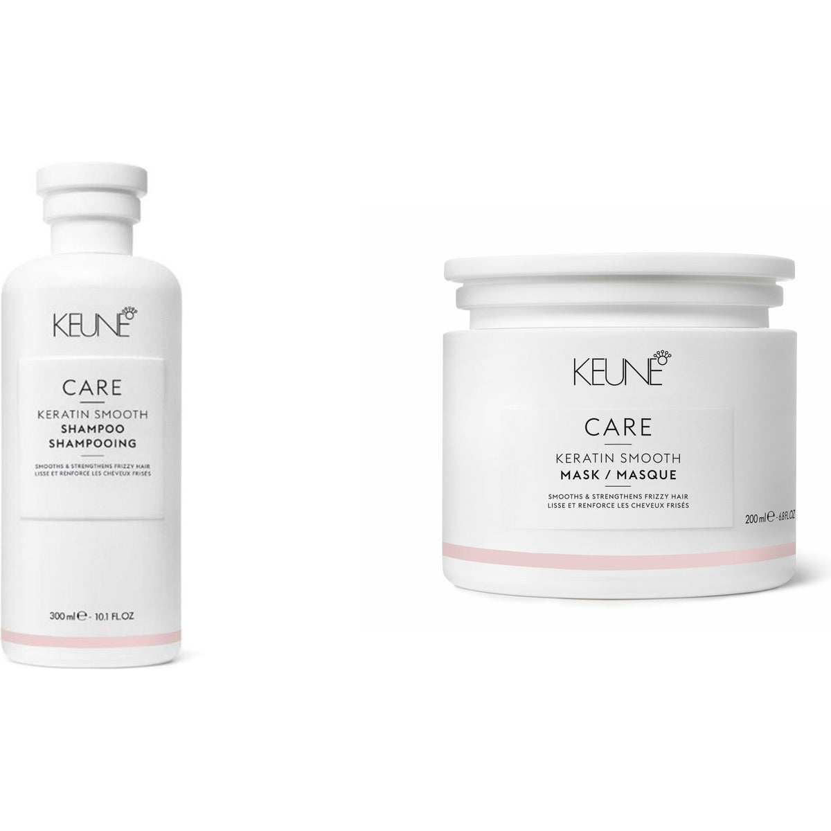 Set Keune Keratin Smooth Sampon 300ml si Masca 200ml – Beauty Lounge