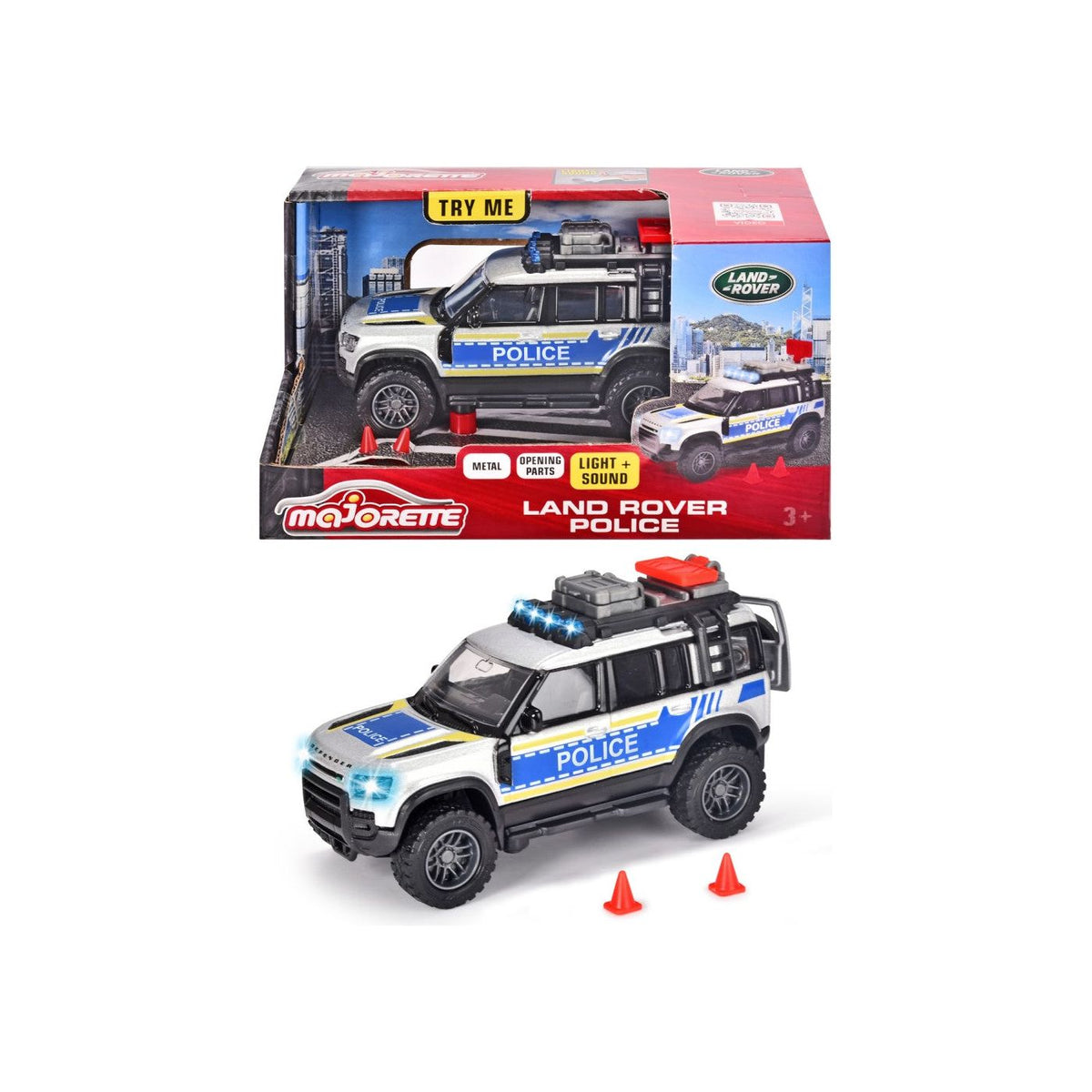 Majorette Masina de Politie land Rover cu Lumini si Sunete – Beauty Lounge