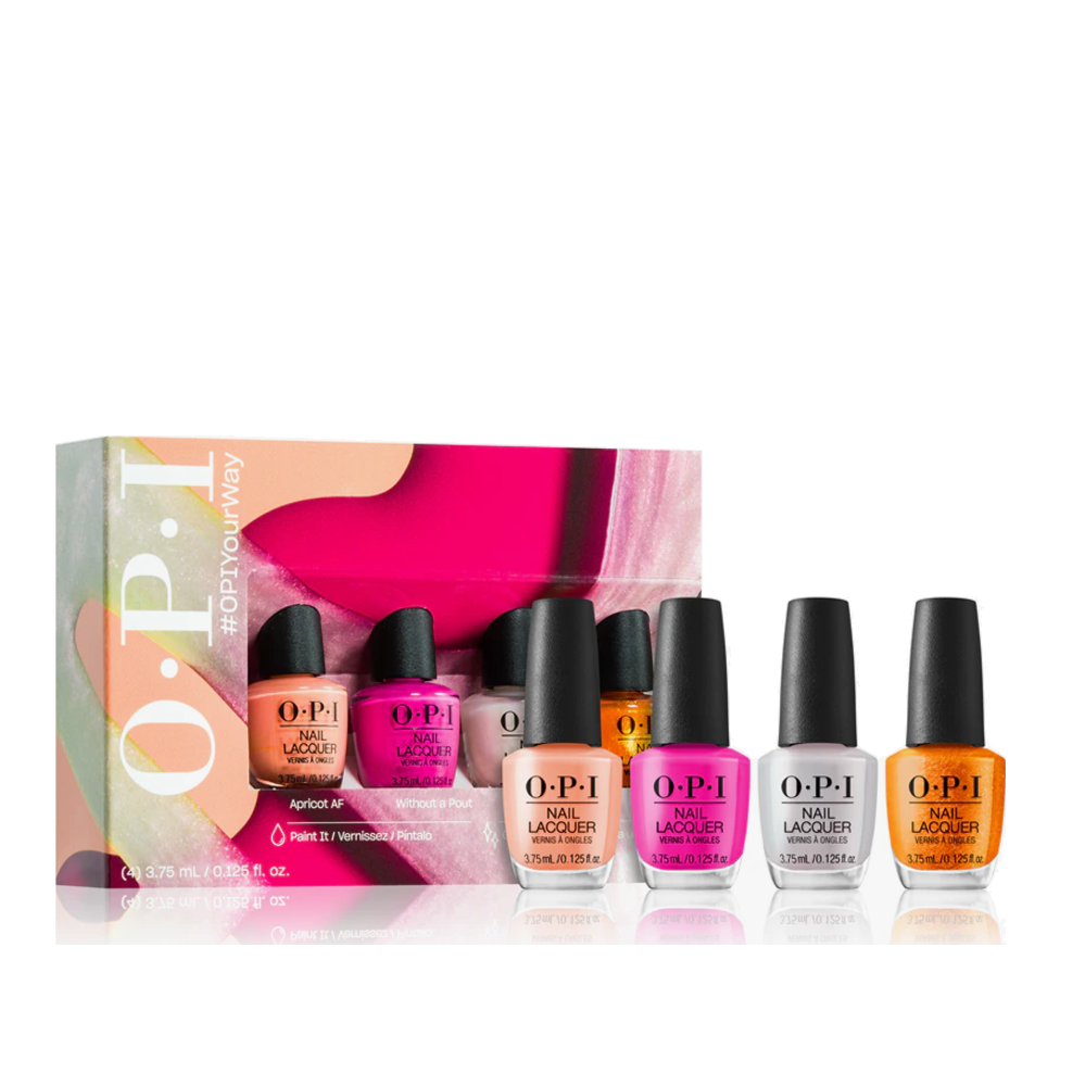 OPI NL Your Way Collection - Lac de Unghii Mini Set 4x3.75ml – Beauty ...