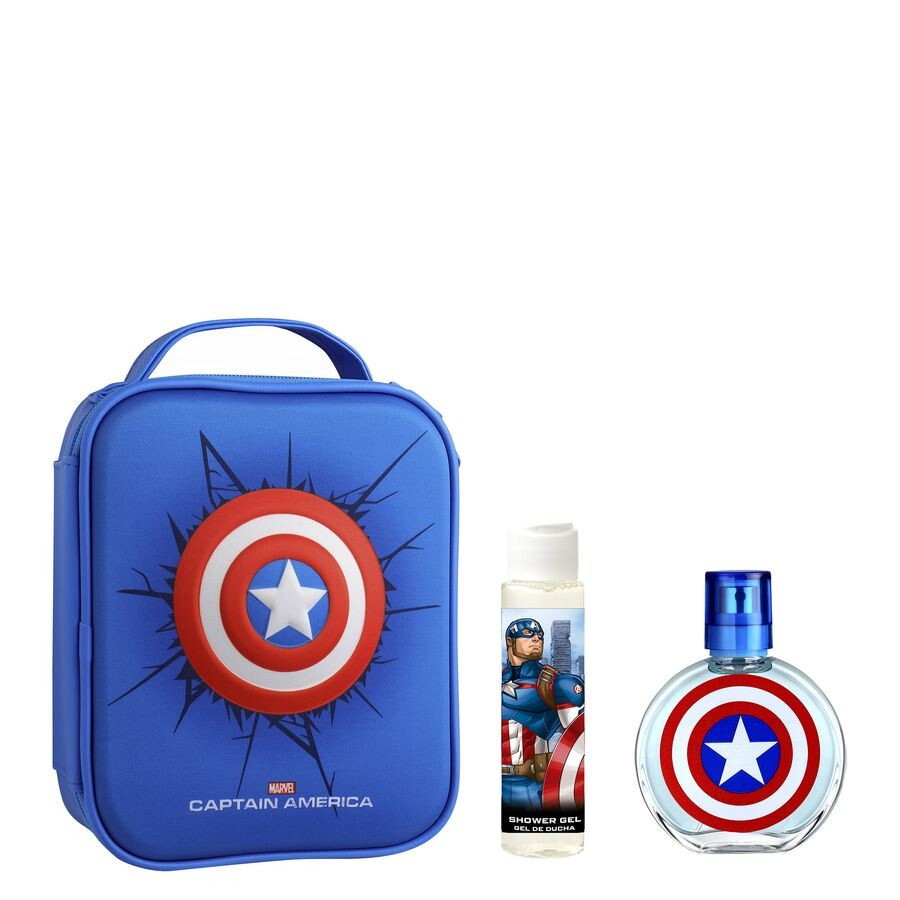 Kids World Captain America - Set Parfum si Gel de Dus Pentru Copii ...