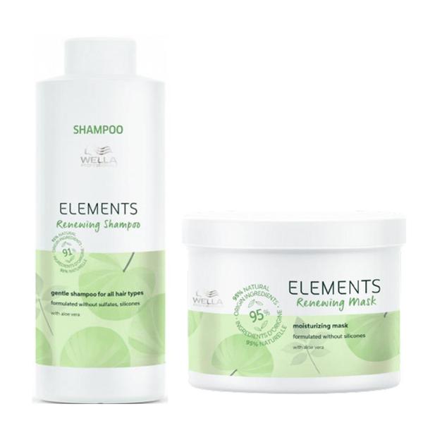 Set Wella Professionals Elements Renewing - Sampon 1000ml si Masca 500 ...