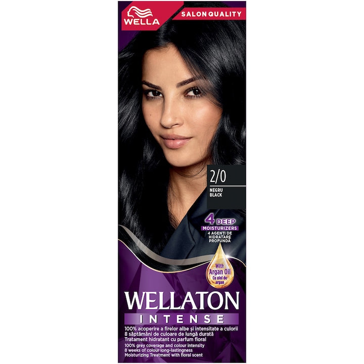 Wella Wellaton Intense 2/0 - Vopsea de Par Permanenta 110ml – Beauty Lounge