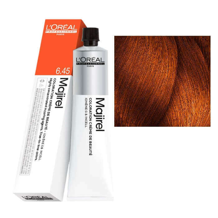 L'Oreal Professionnel Majirel 6.45 Blond Inchis Aramiu Acaju 50ml Vops ...