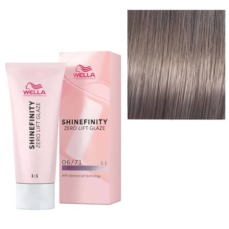 Wella Professionals Shinefinity Zero Lift Glaze, 06/71 Frosted Chestnu ...